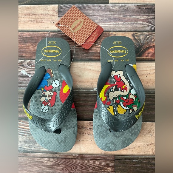 Havaianas | Shoes | Havaianas Kids Super Mario Flip Flops C | Poshmark